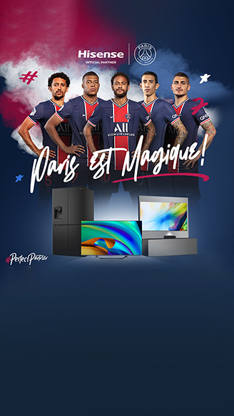 Partnering With Paris Saint-Germain PSG- Hisense Saudi Arabia